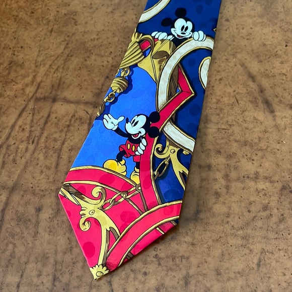 Disney | Accessories | Disney Mickey Mouse Silk Tie | Poshmark